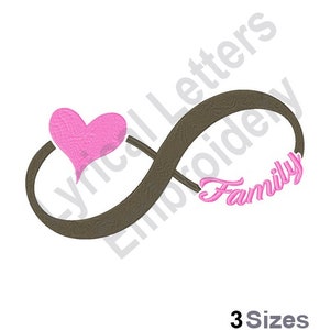 Infinite Family Love - Machine Embroidery Design, Embroidery Patterns ...