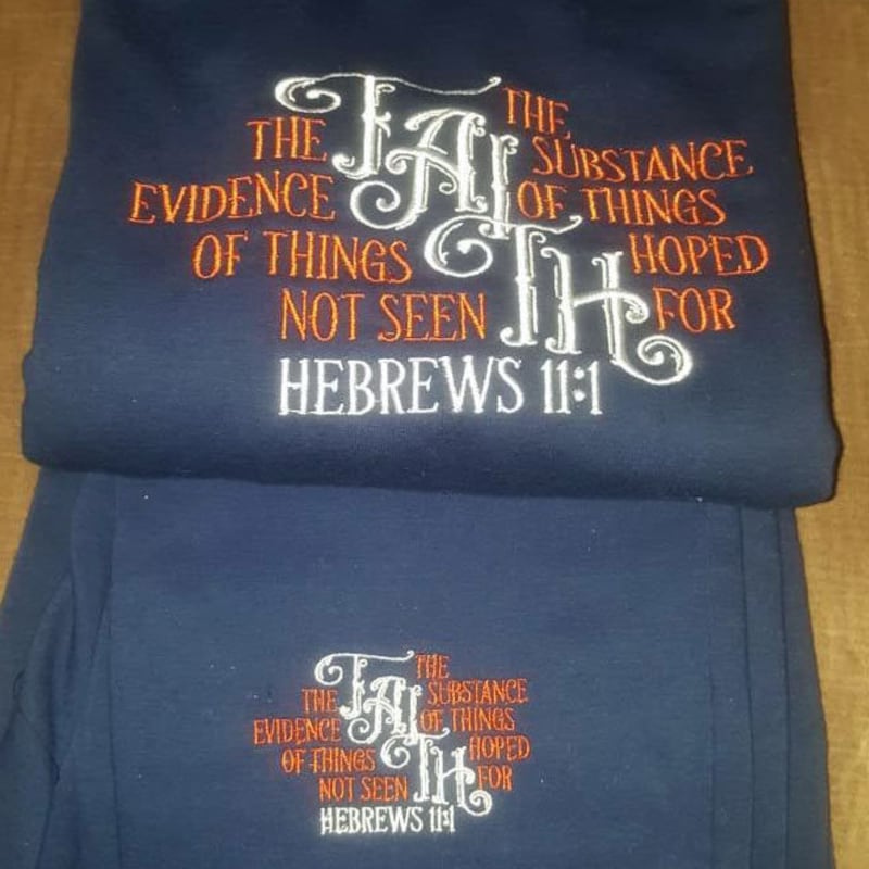 Hebrew Embroidery Design - Etsy