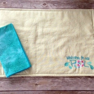 Welcome to Our Pool - Machine Embroidery Design, Embroidery Designs ...