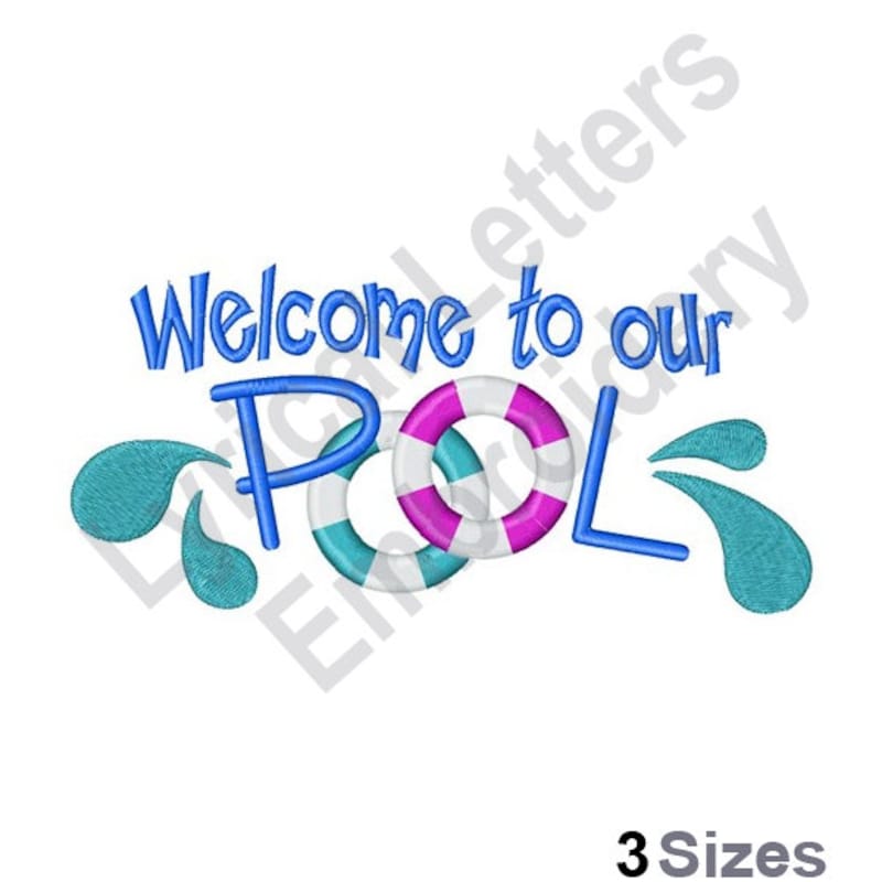 Swim Embroidery - Etsy