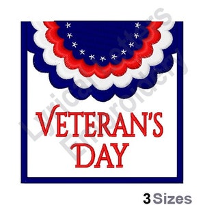 Veterans Day - Machine Embroidery Design, Embroidery Designs, Machine ...