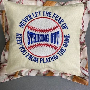 Baseball Wisdom - Machine Embroidery Design, Embroidery Designs ...