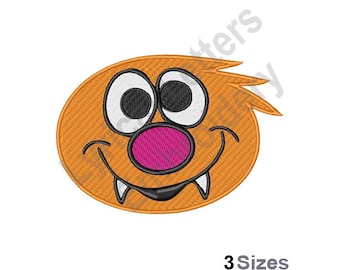 Monster Face Machine Embroidery Design-instant DOWNLOAD - Etsy