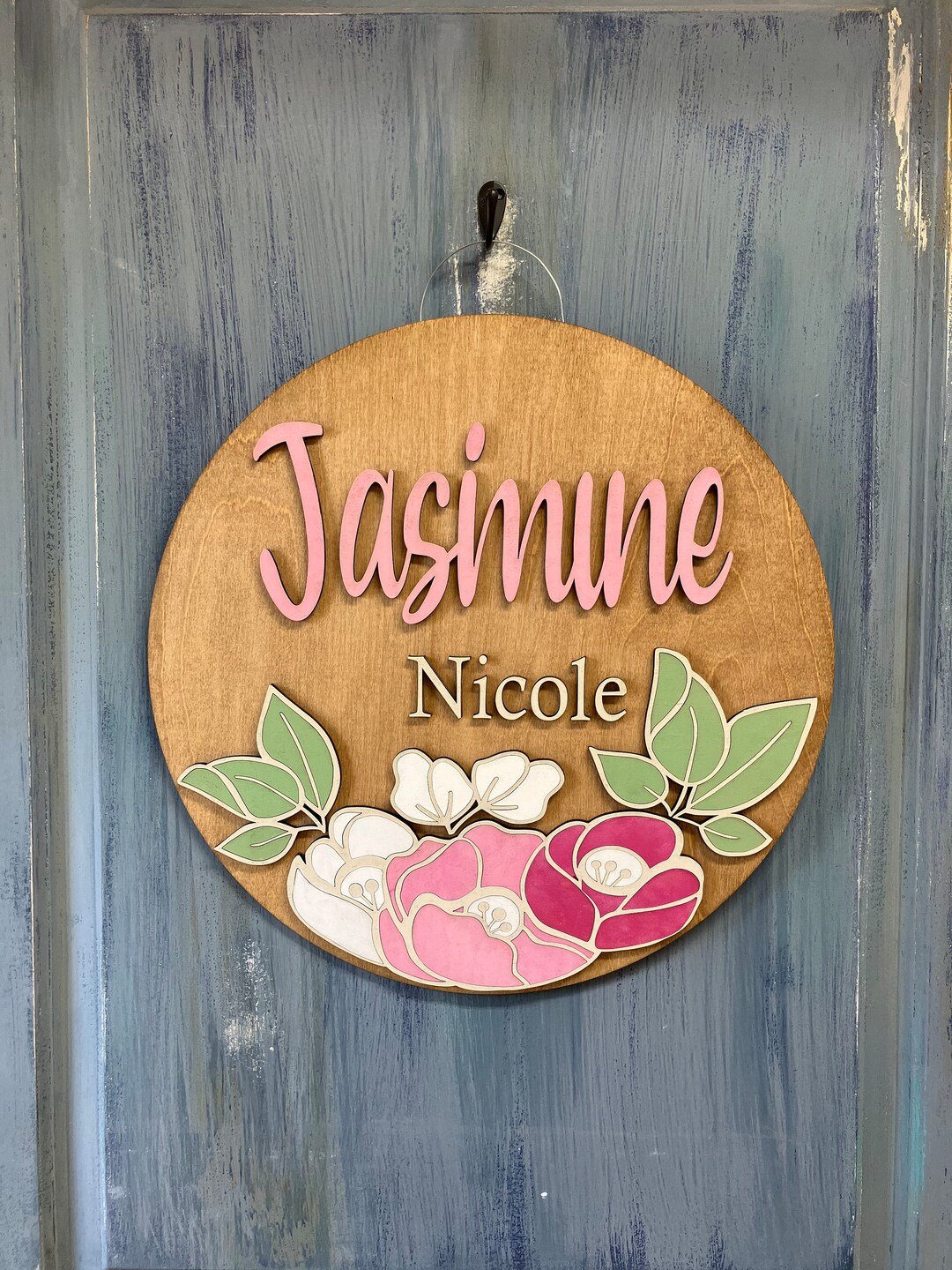Custom Nursery Sign, 3D Nursery Sign, Nursery Name Wall Hanger - Etsy