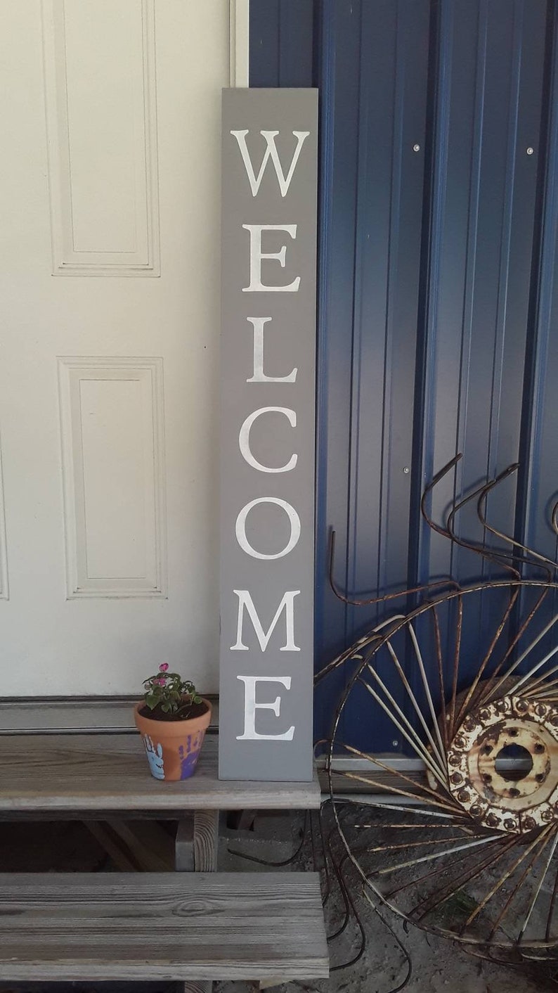 Porch Signs Vertical Signs Rustic Farmhouse Porch Signs | Etsy