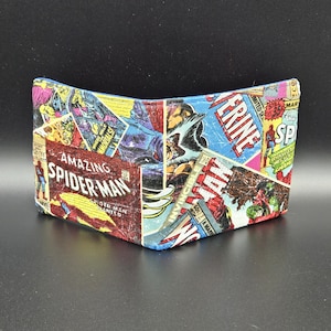 Comic Book Men's Bifold Wallet, Superhero Wallet, Gift for Nerdy Women ...
