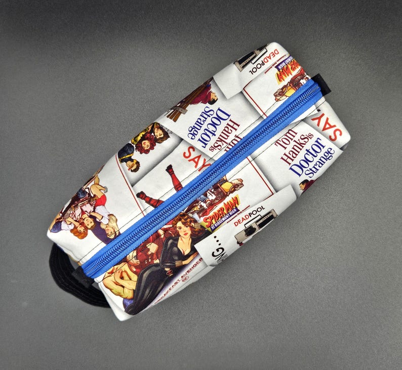 Superhero Box-style Zippered Pouch, Padded Card Game Storage Pouch ...