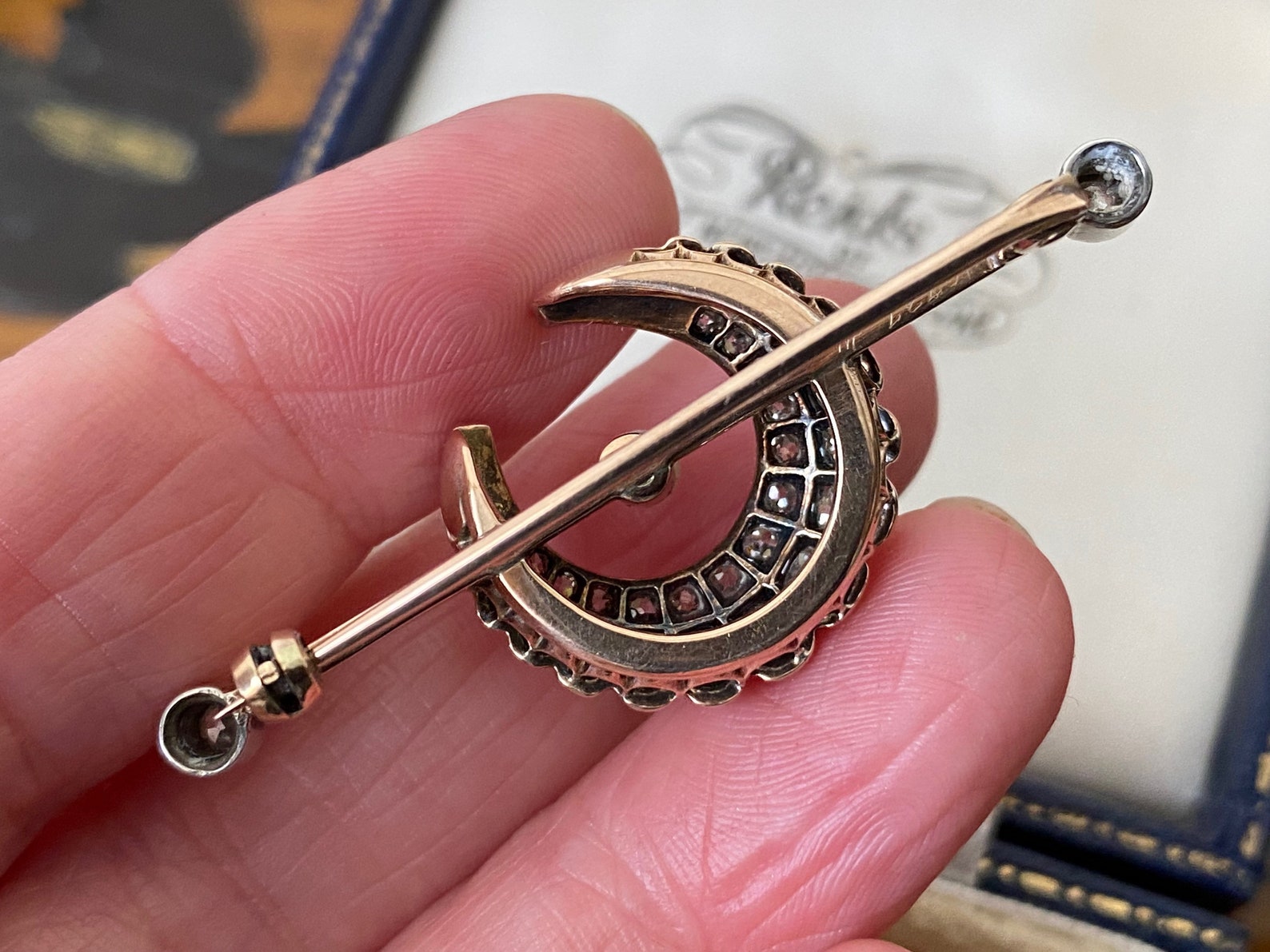Stunning Antique Victorian/edwardian 9ct Gold & Silver Set - Etsy