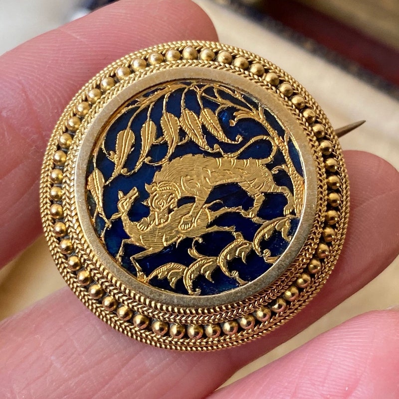 Indian Brooch - Etsy