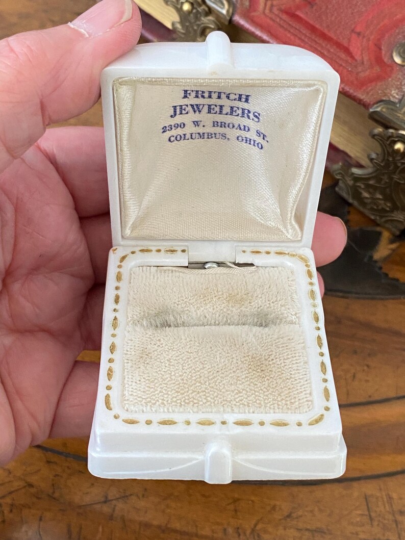 Beautiful Antique American Art Deco Celluloid Empty Ring Box (A) - Etsy