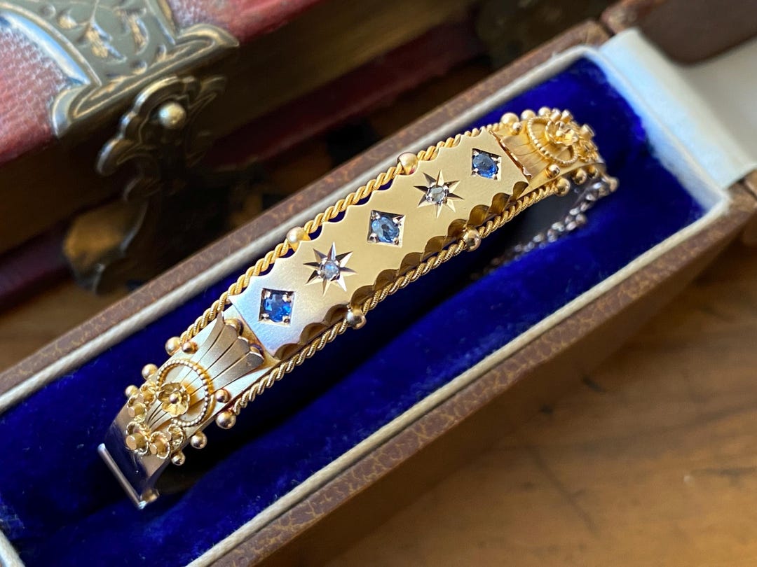 Stunning Antique 1907 Edwardian English Chester Hallmarked 375 9ct Gold ...