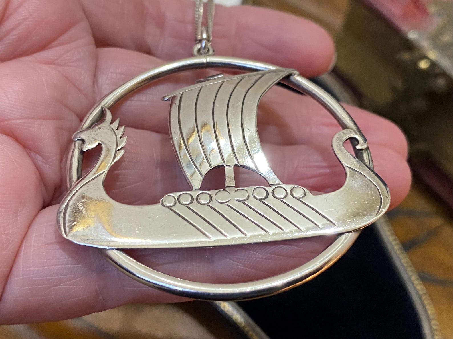 Unusual Vintage Scottish Edinburgh Hallmarked Shetland Isles Festival ...