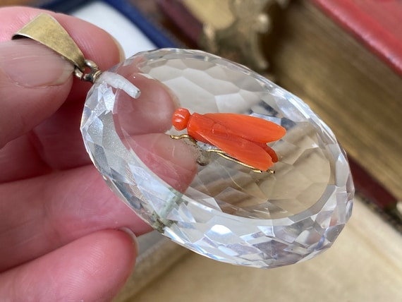 Stunning rare Antique Victorian rock crystal novelty … - Gem