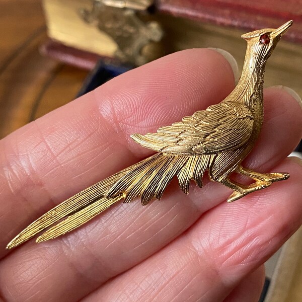 Pheasant Pin - Etsy