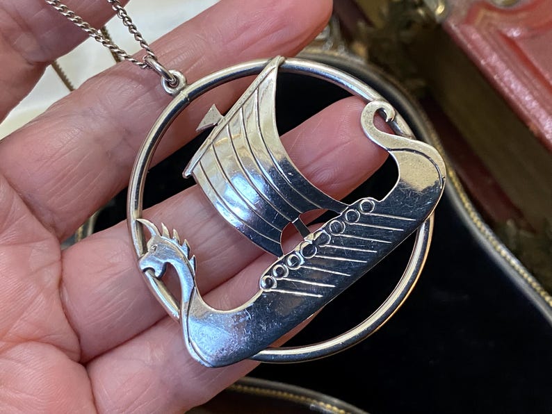 Unusual Vintage Scottish Edinburgh Hallmarked Shetland Isles Festival ...