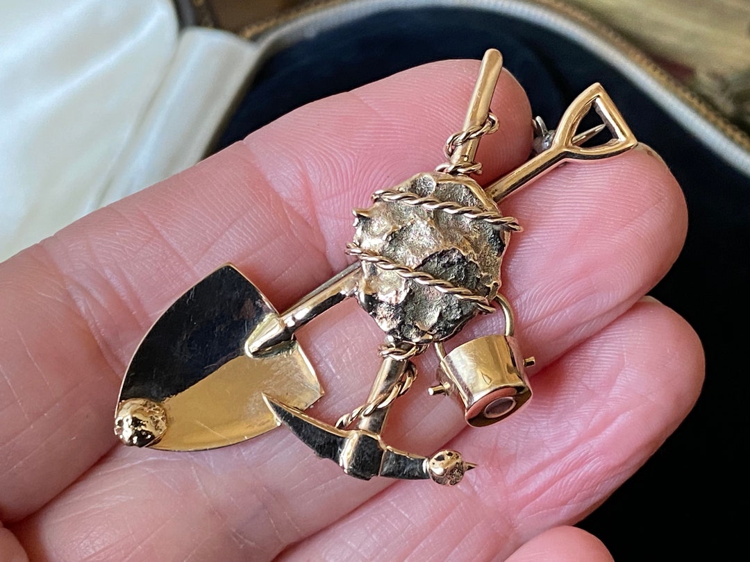 Fantastic Antique Victorian Solid 375 9ct Gold Mining / Panning Nugget ...