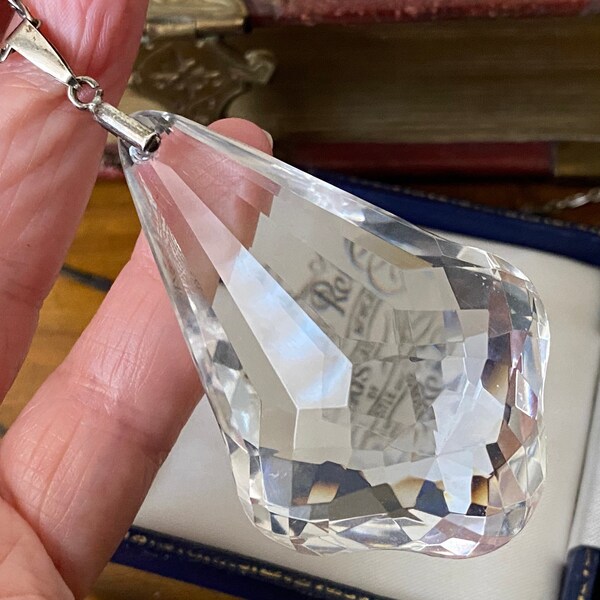 Rock Crystal Necklace - Etsy