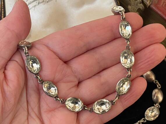 Stunning Antique Georgian closed back sterling silver… - Gem