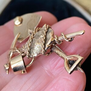 Fantastic Antique Victorian Solid 375 9ct Gold Mining / Panning Nugget ...