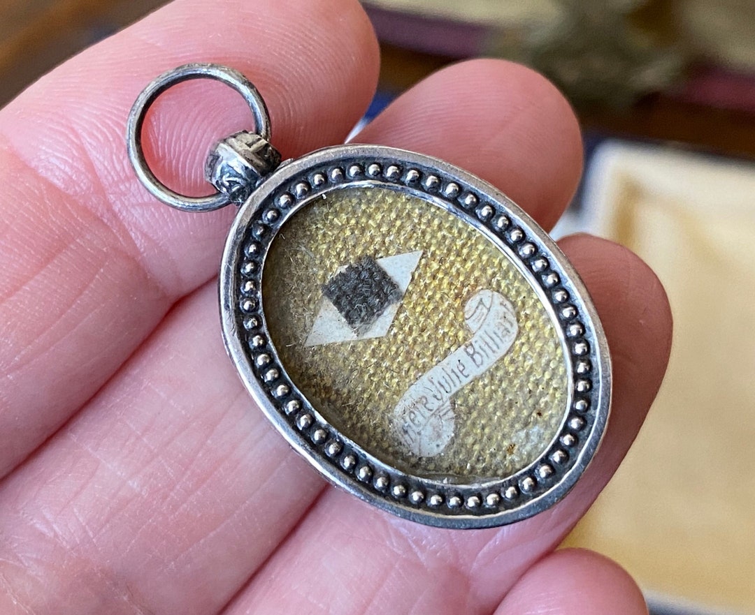 Unusual Antique Victorian Sterling Silver Religious “st Julie Billiart ...