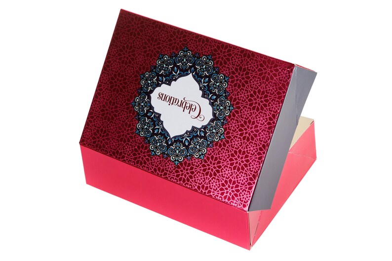 Red Mithai Boxes Indian Sweet Boxes Wedding Favours Empty - Etsy