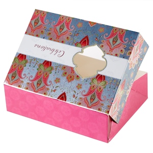 Beautiful Indian Sweet Boxes, Mithai Boxes, Wedding Favours, Empty ...