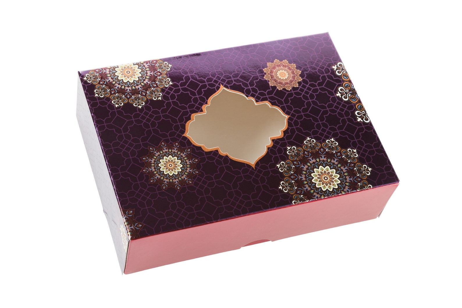 Purple & Red Pattern Mithai Boxes Indian Sweet Boxes Wedding - Etsy