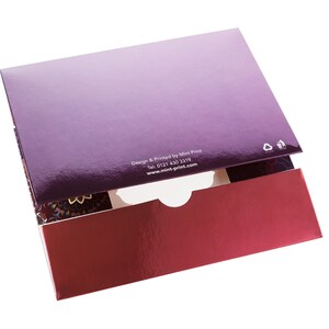 Purple & Red Pattern Mithai Boxes, Indian Sweet Boxes Wedding Favours ...