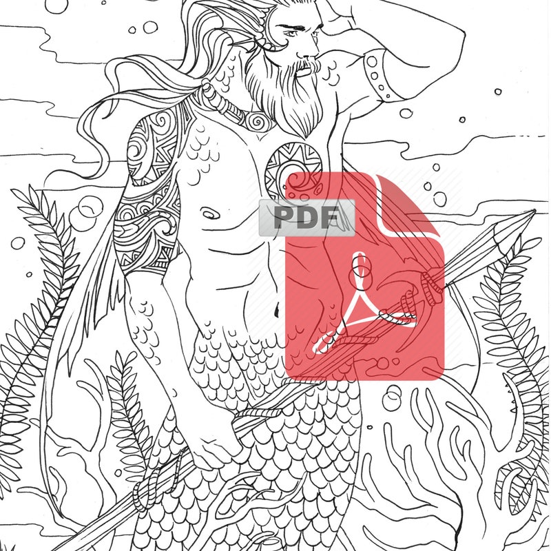 Merman Art - Etsy