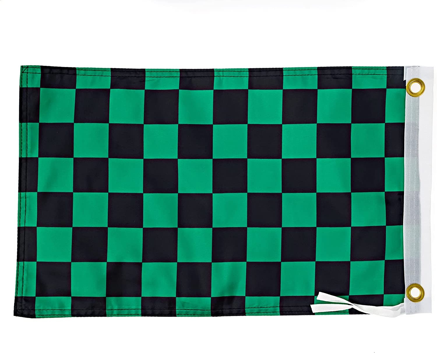 Black and Green Checkered Flag 12x18 Inches Perfect for UTV ATV Sxs ...