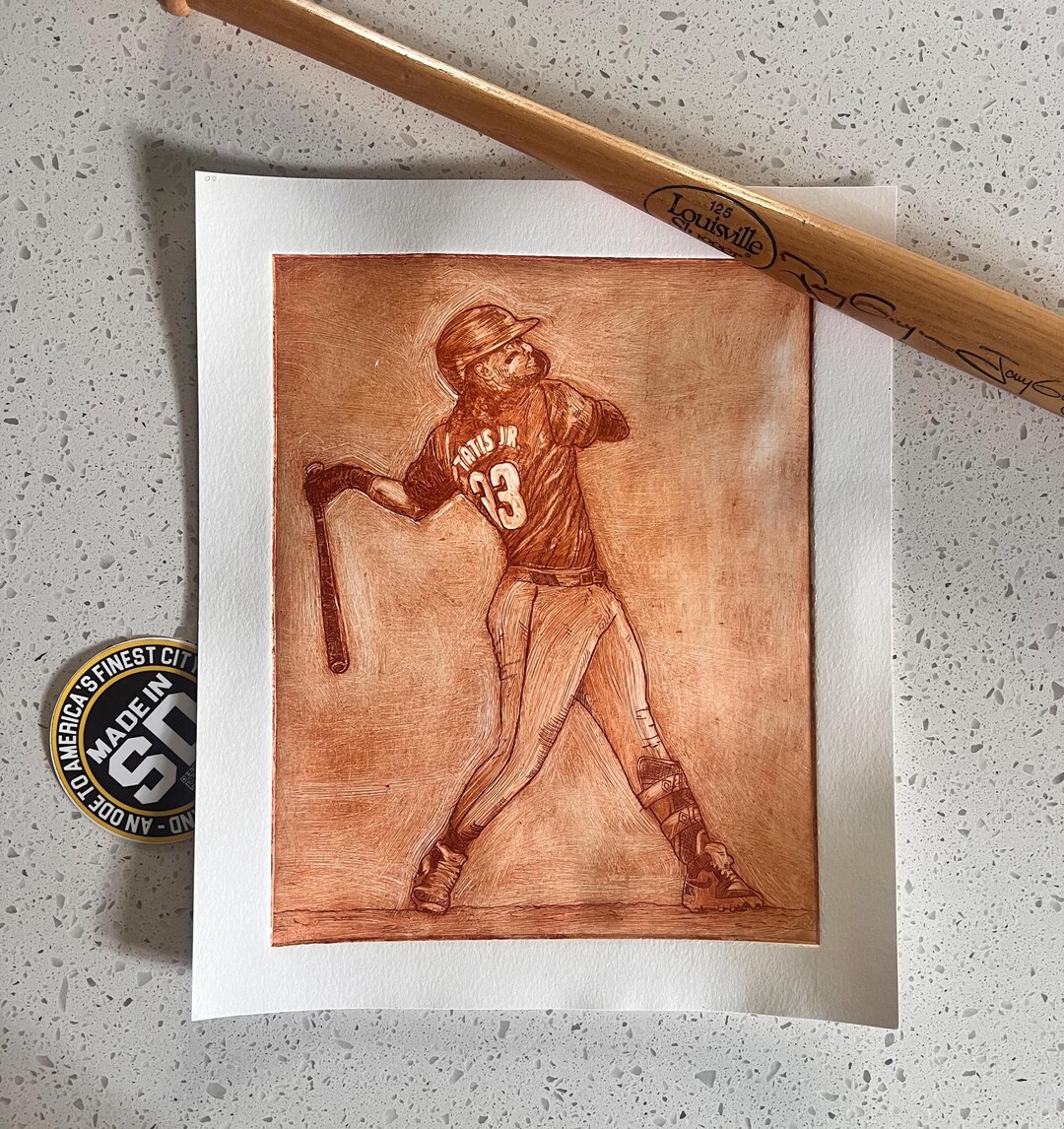 Fernando Tatis Jr - Zinc Plate Etching San Diego Padres Print for Wall ...