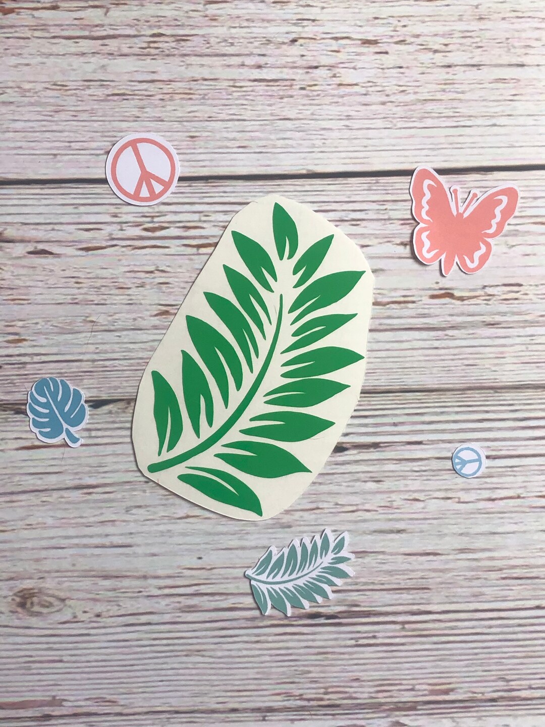 Plant Leaf Vinyl Decal | Car Sticker - Etsy