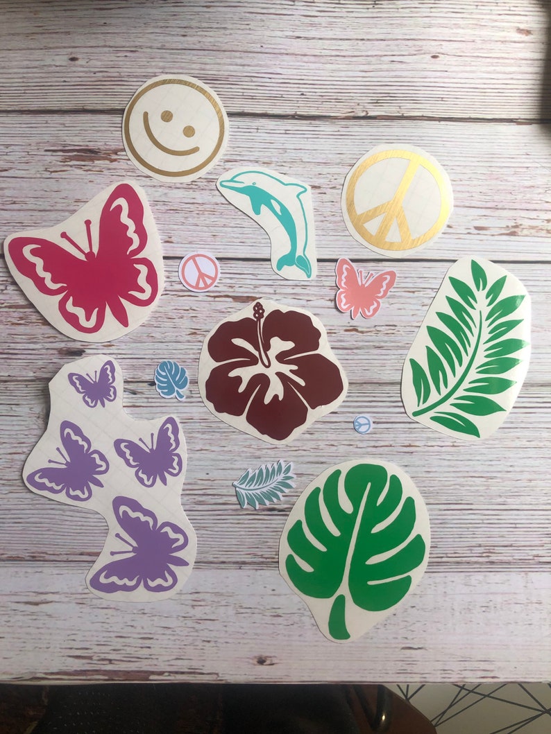 Smiley Face Vinyl Decal Car Sticker - Etsy