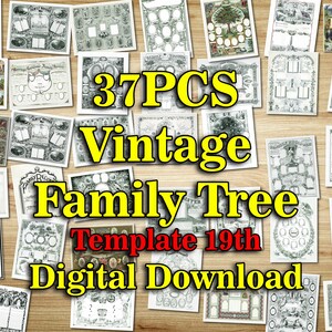 37 Family Tree 19th Century, Old Family Tree, Ancient Family Tree ...