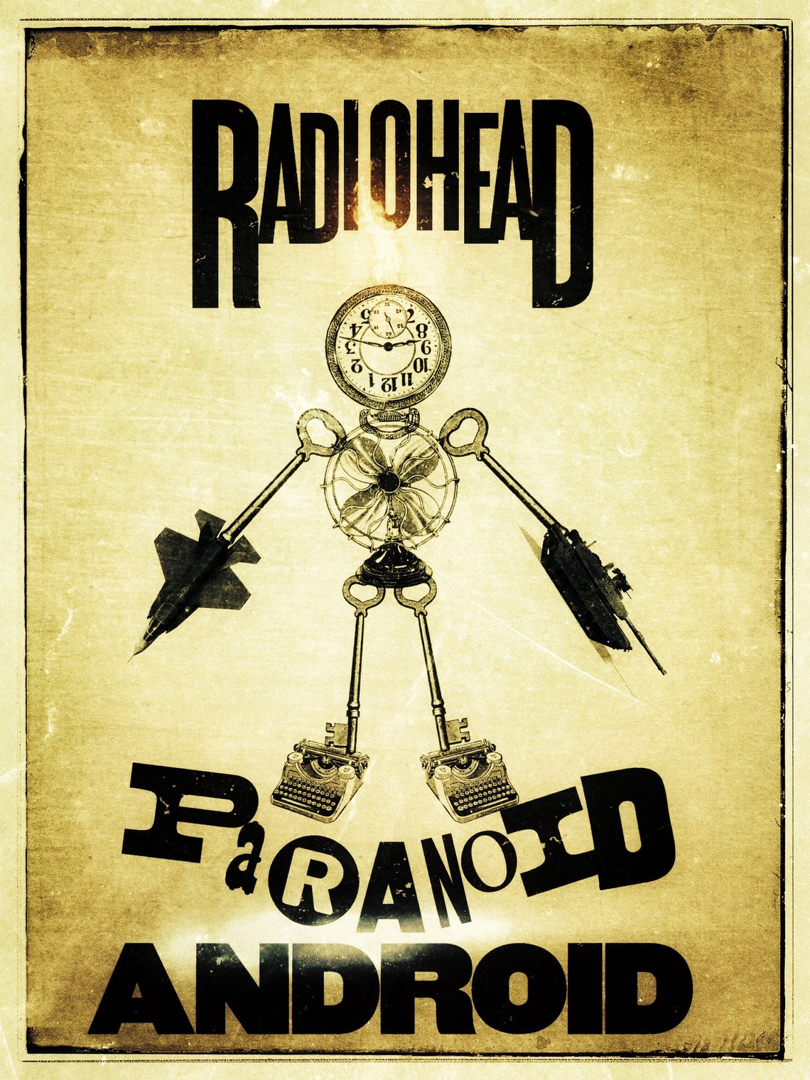 Alternative Rock Print, Art Rock Poster, Alternative Rock Poster ...