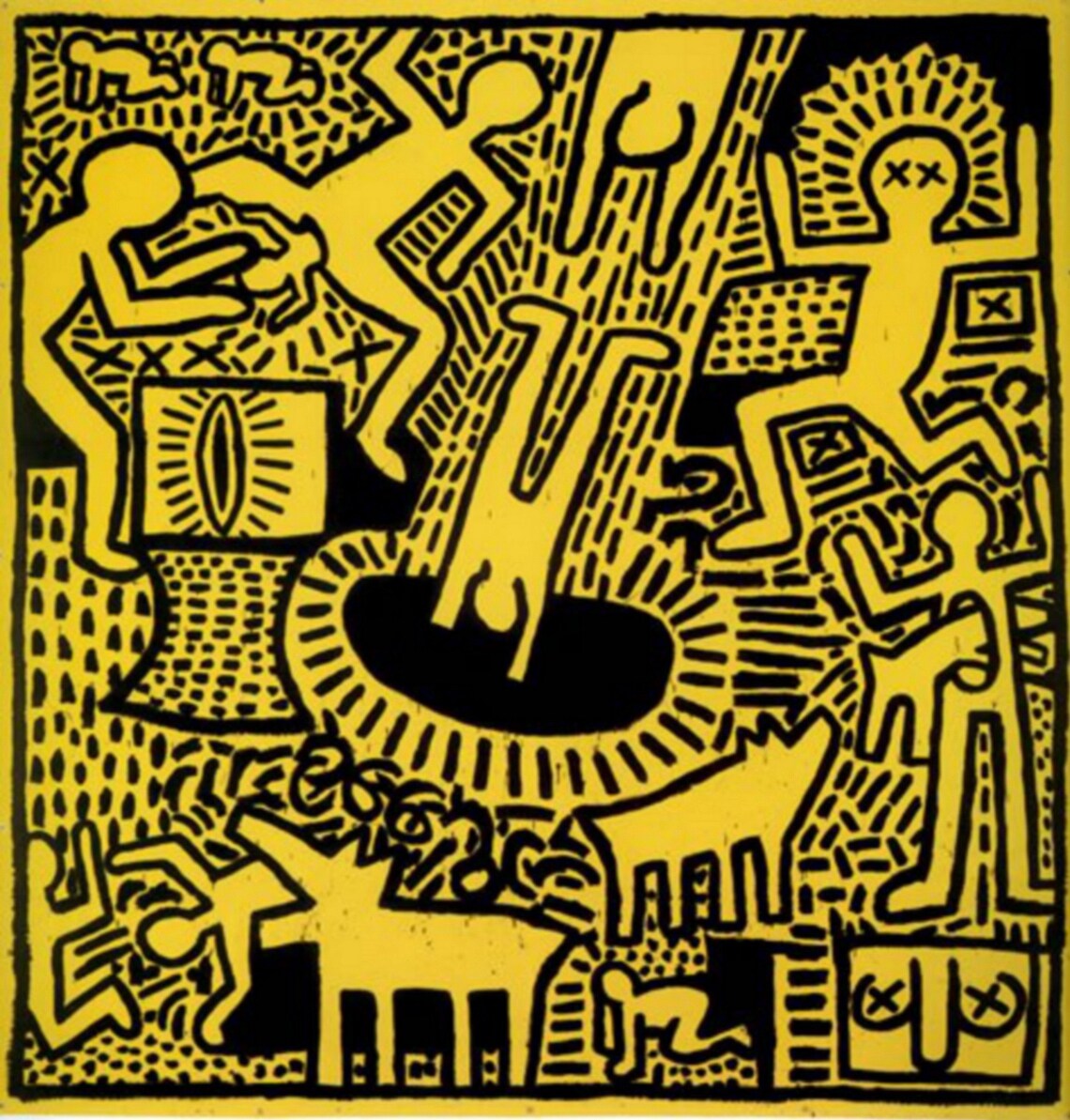 Keith Haring Print, Keith Haring, Keith Haring Poster, Keith Haring ...