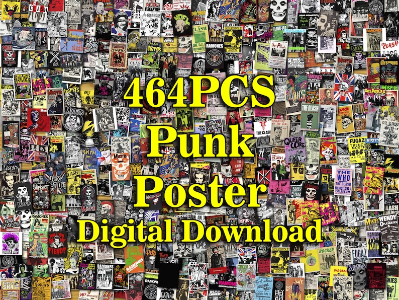 Punk Posters, Punk Poster, 80s Punk, Crust Punk, Punk Wall Art, Punk ...