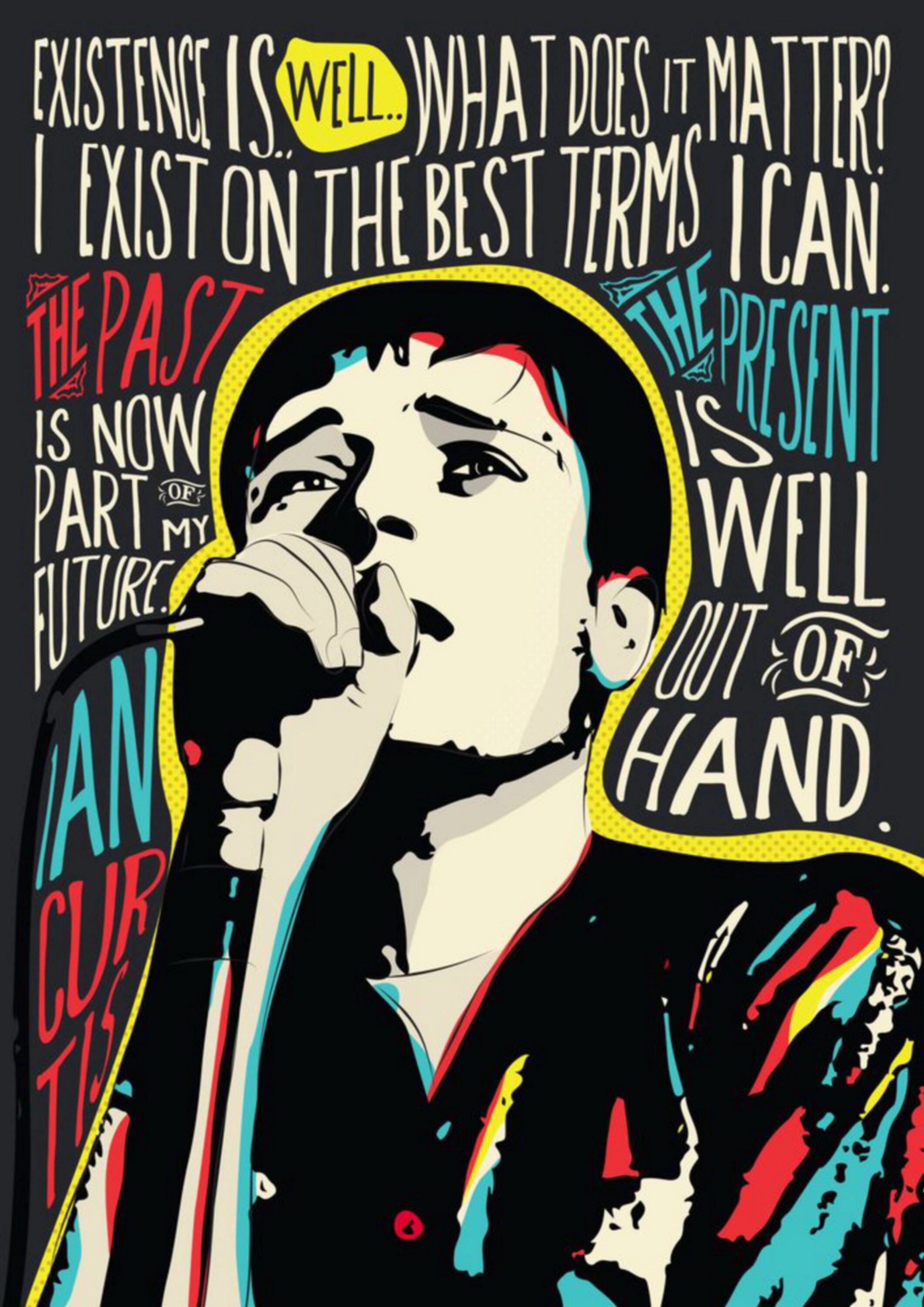 Post-punk Print, Punk Rock Print, Gothic Rock Poster, Rock Band Poster ...