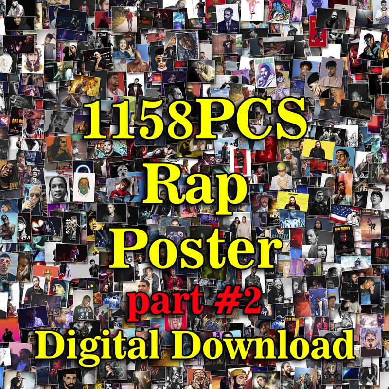 Rap Lyrics Wall Art - Etsy