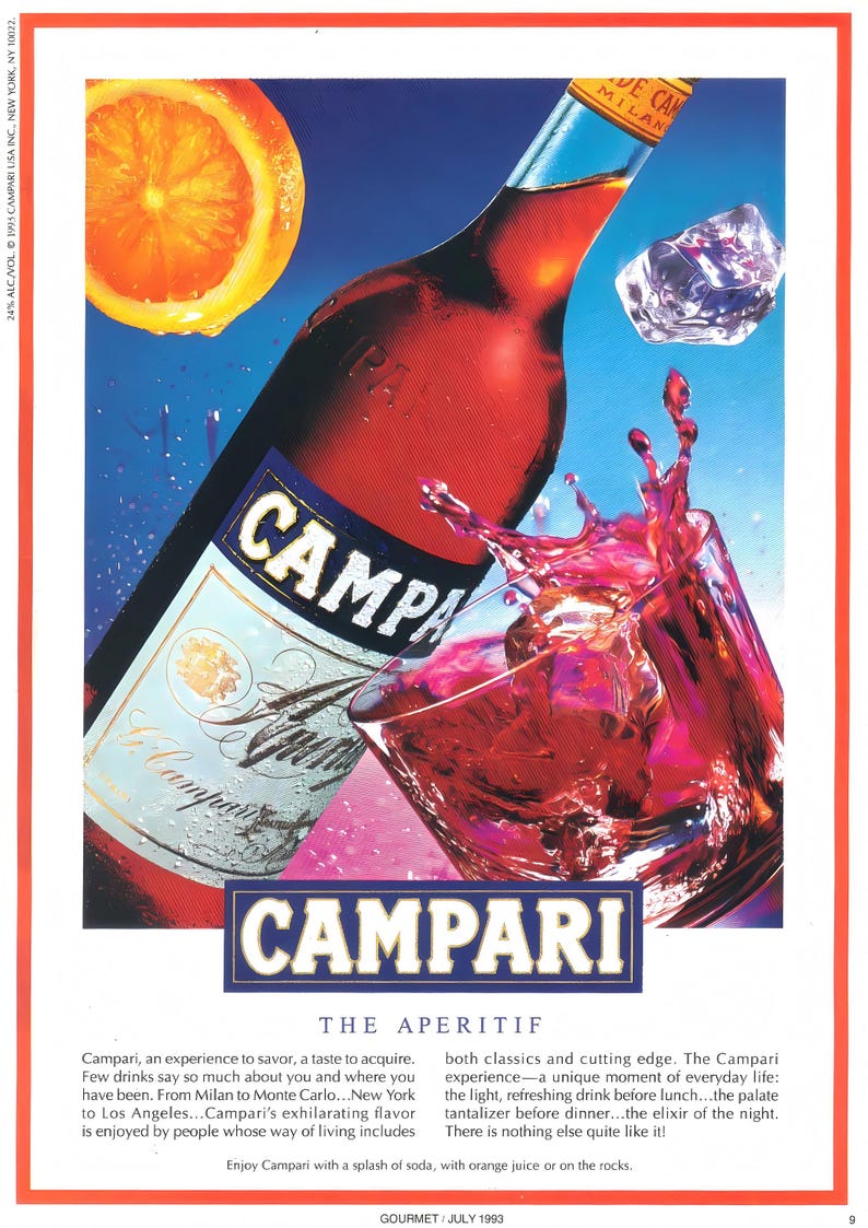 Campari, Campari Poster, Campari Poster Download, Campari Artwork ...