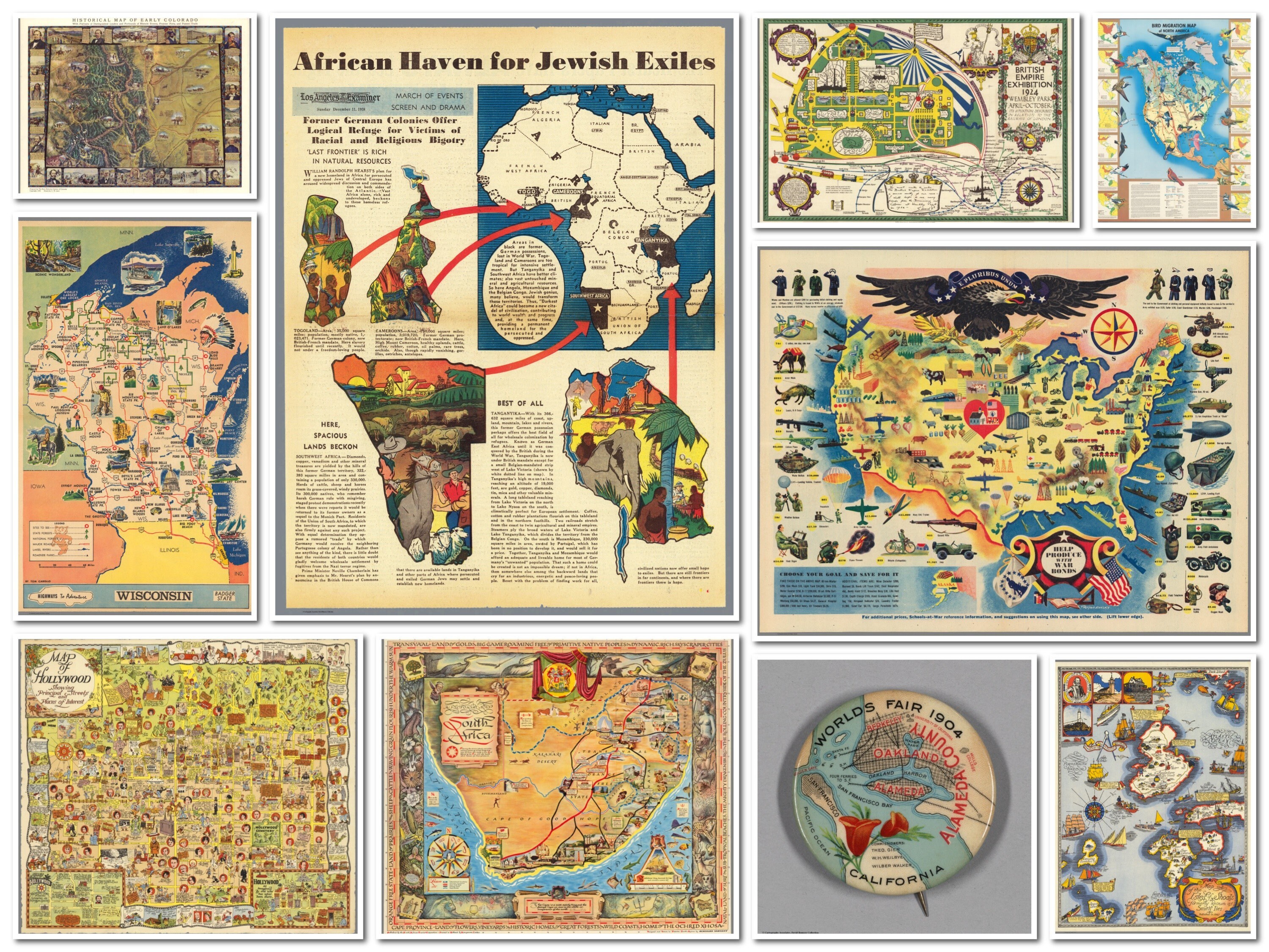 Vintage World Map, Original Antique Map, Old World Map Wall Art, World ...