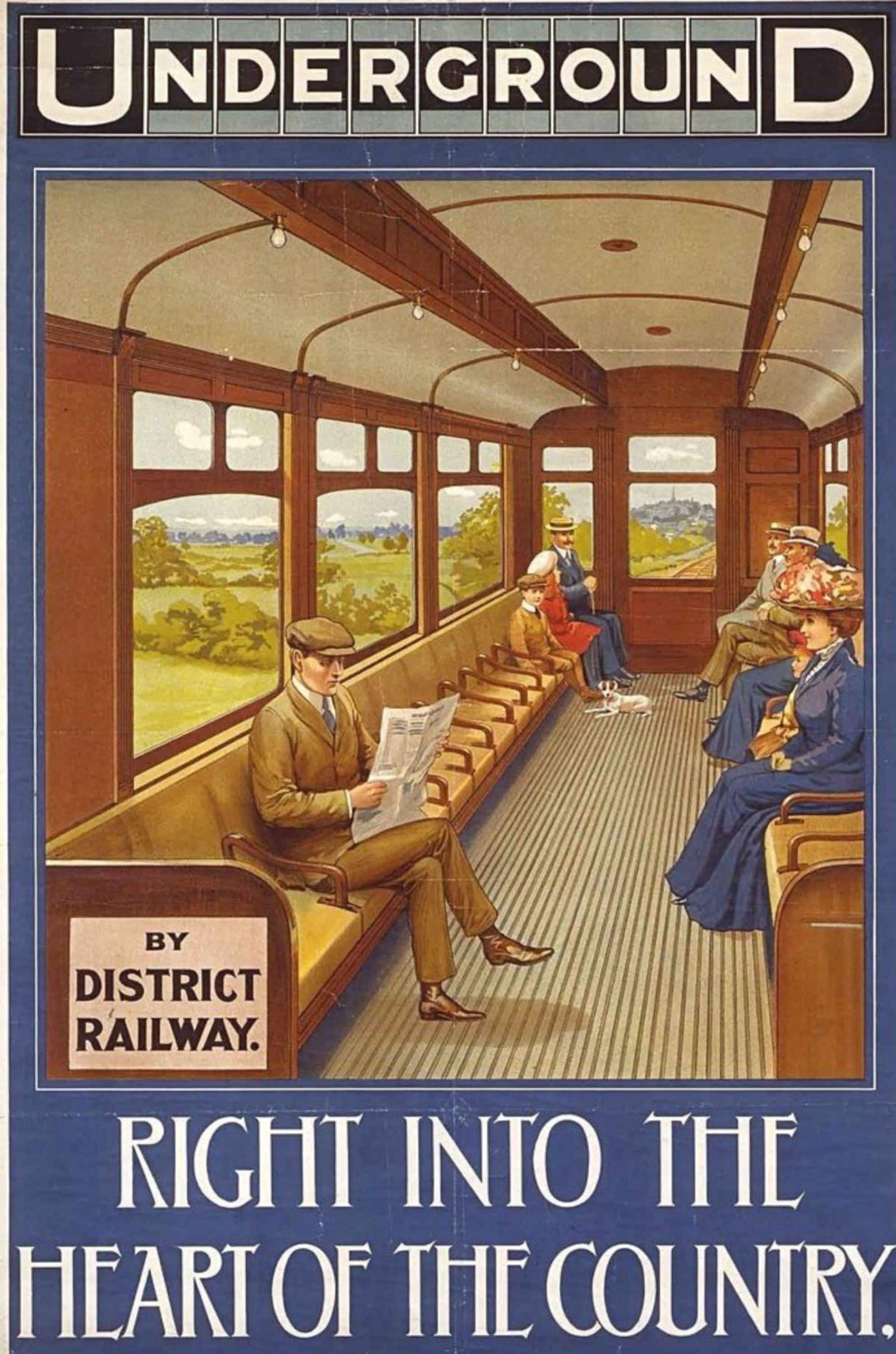 London Underground Art, London Underground Poster, London Underground ...