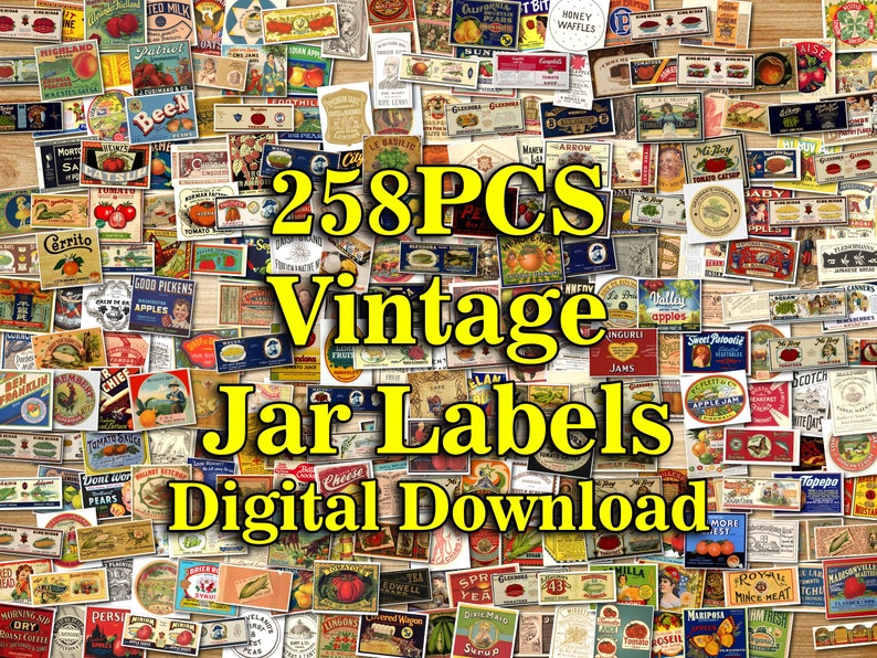 Jam Jar Labels, Vegan Food Label, Buffet Food Labels, Cottage Food ...