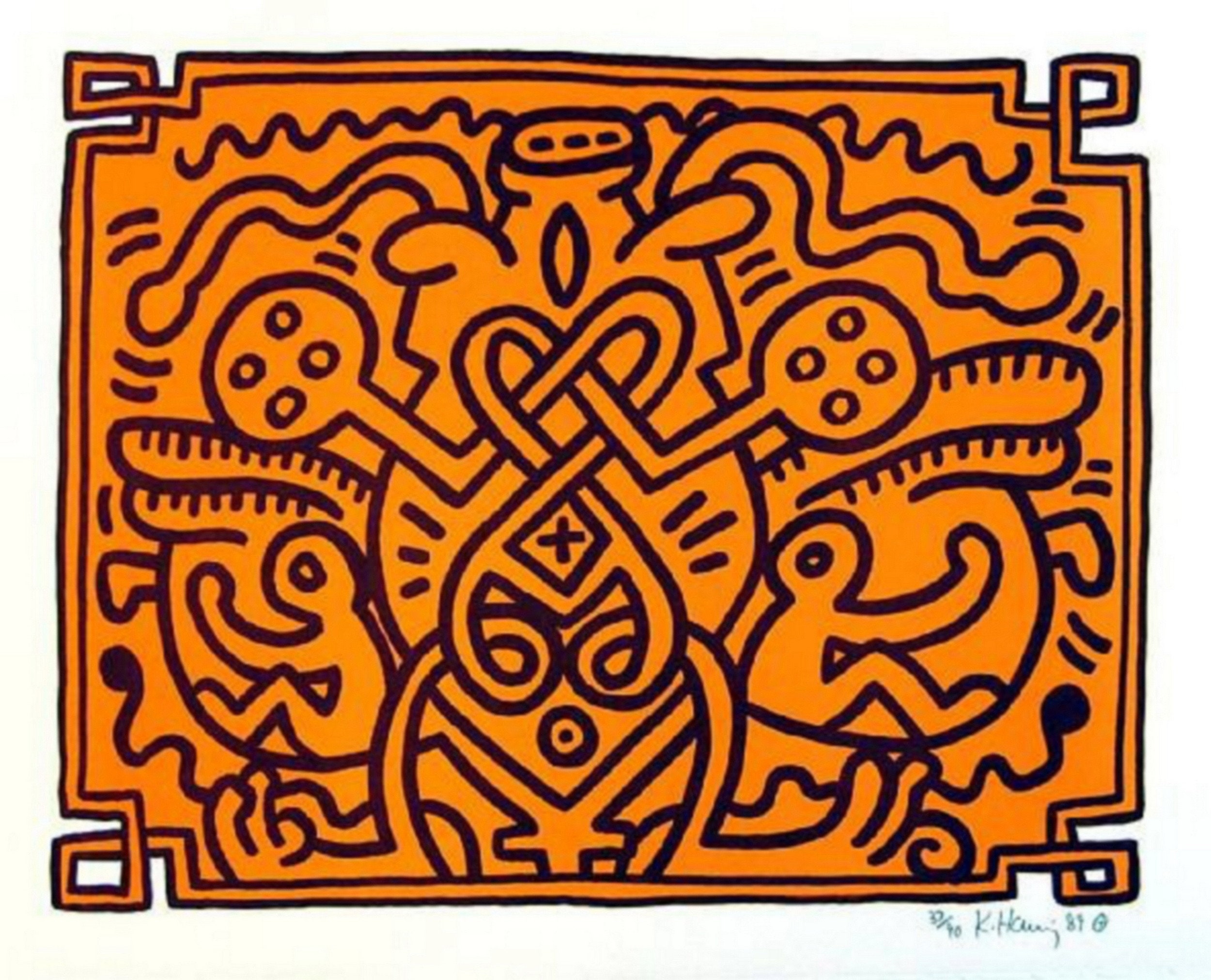 Keith Haring Print, Keith Haring, Keith Haring Poster, Keith Haring ...