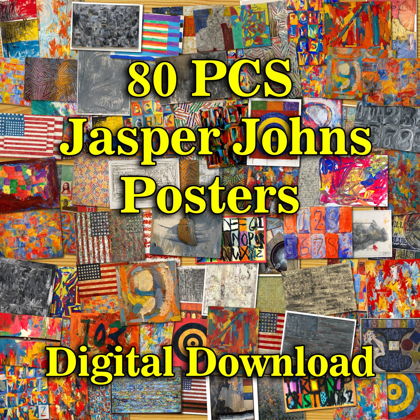 Jasper Johns, Jasper Johns Poster, Jasper Johns Print, Jasper Johns ...