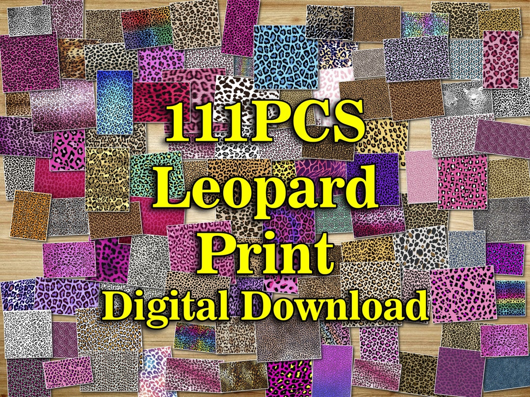 Leopard Print Digital Paper, Leopard Pattern, Leopard Pattern Png ...