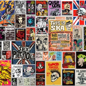 Punk Posters, Punk Poster, 80s Punk, Crust Punk, Punk Wall Art, Punk ...