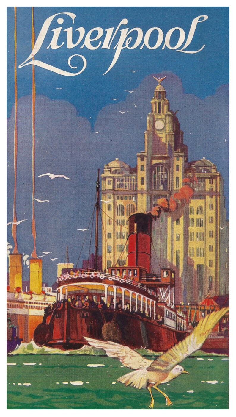 Liverpool Poster, Liverpool Map, Liverpool Prints, Liverpool Art ...