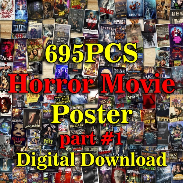 Horror Movie Poster - Etsy