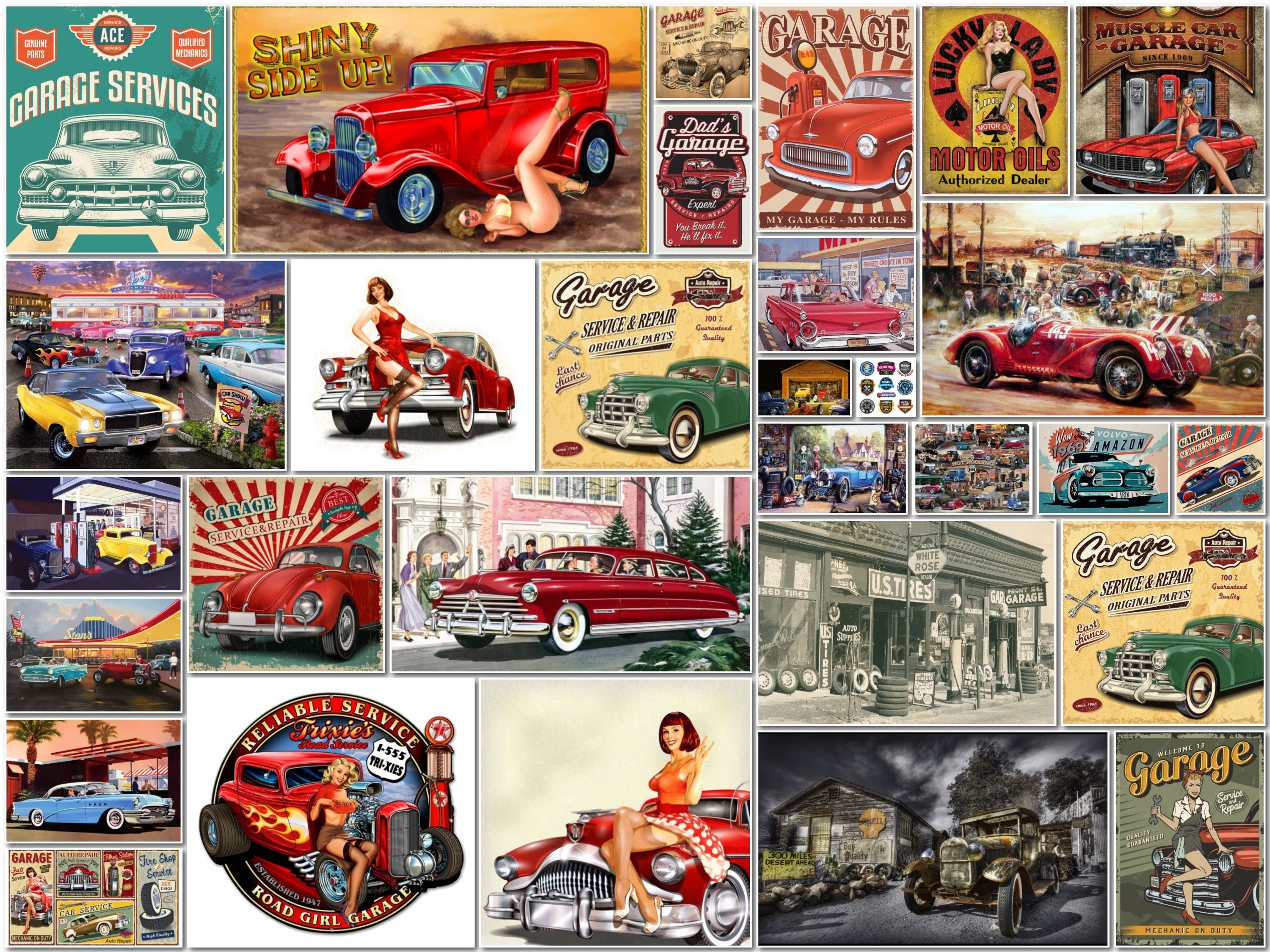 Garage Posters, Garage Kit, Car Poster, Garage Art, Garage Decor ...